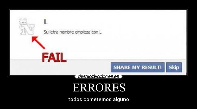 Errores Desmotivaciones 