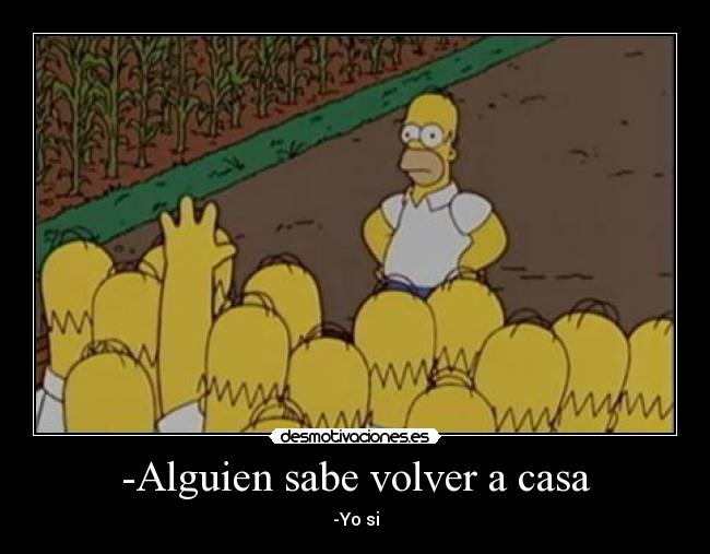 -Alguien sabe volver a casa | Desmotivaciones -Alguien sabe volver a casa | Desmotivaciones