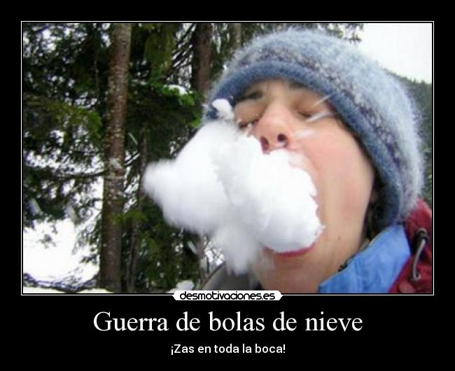 Guerra de bolas de nieve | Desmotivaciones