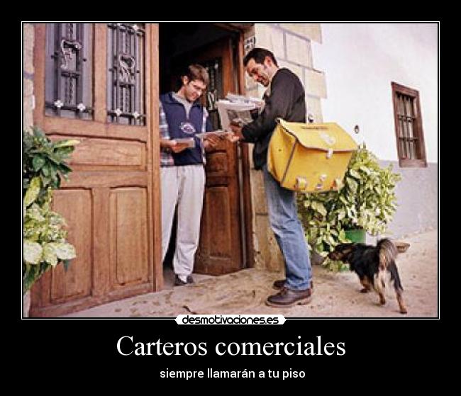 Carteros comerciales | Desmotivaciones
