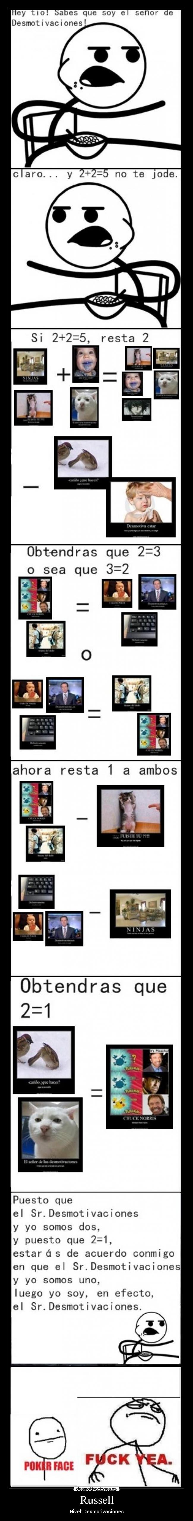 Imágenes y Carteles de RUSELL | Desmotivaciones
