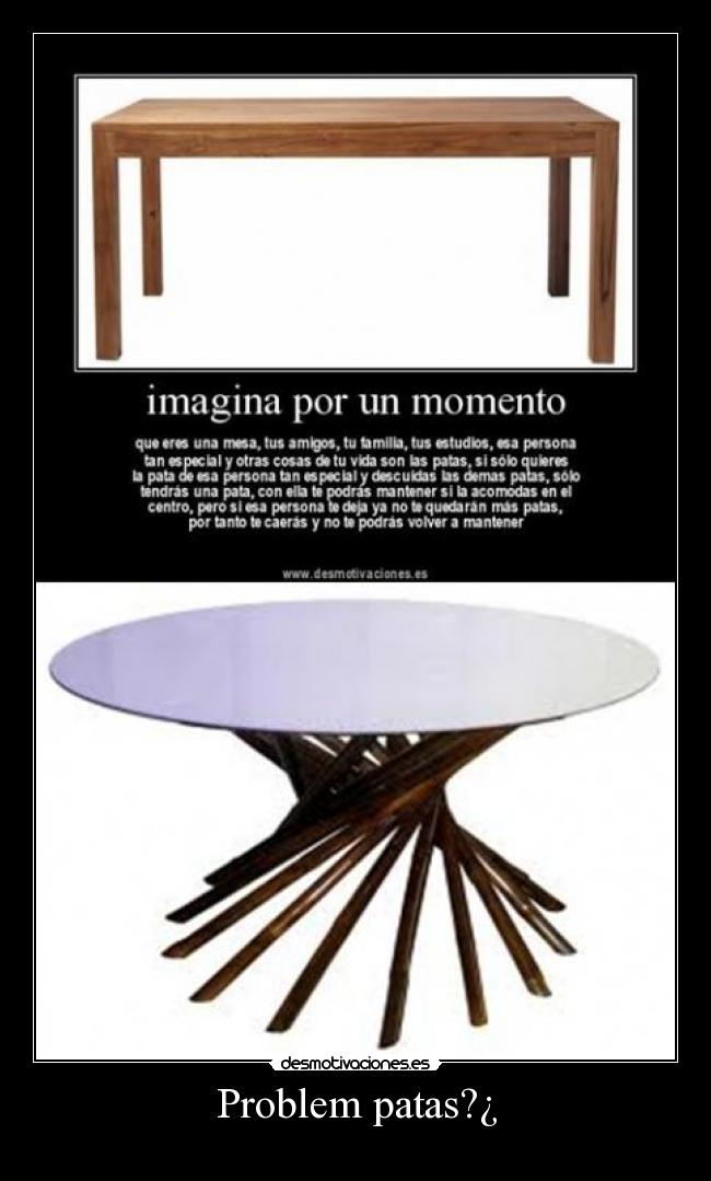 Problem Patas¿ Desmotivaciones
