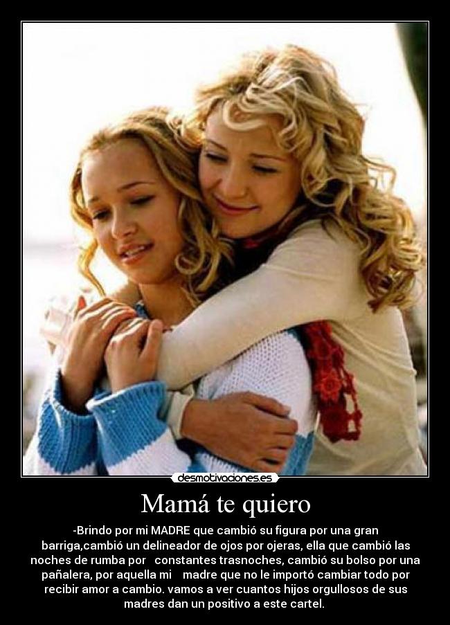 Mamá Te Quiero Desmotivaciones