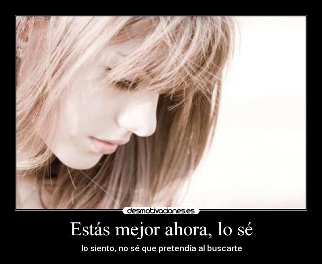 Estás Mejor Ahora Lo Sé Desmotivaciones