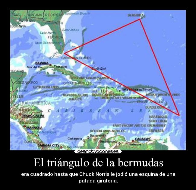 El triángulo de la bermudas | Desmotivaciones