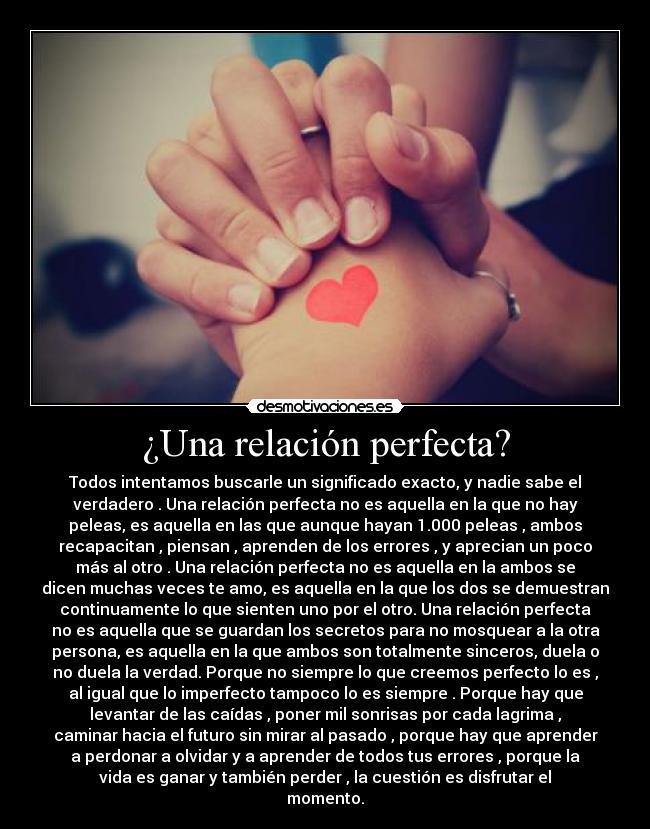 ¿Una relación perfecta? | Desmotivaciones