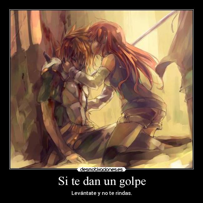 Si te dan un golpe | Desmotivaciones