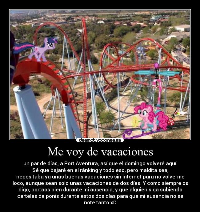 Me voy de vacaciones | Desmotivaciones