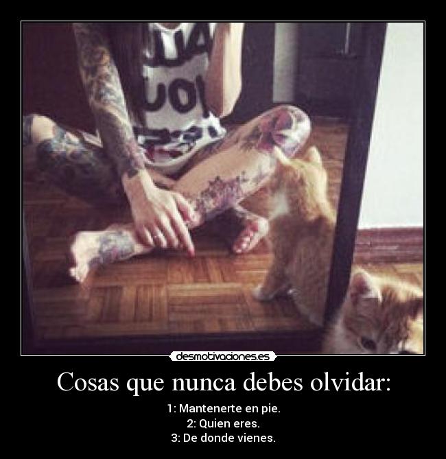 Cosas que nunca debes olvidar: | Desmotivaciones Cosas que nunca debes olvidar: | Desmotivaciones