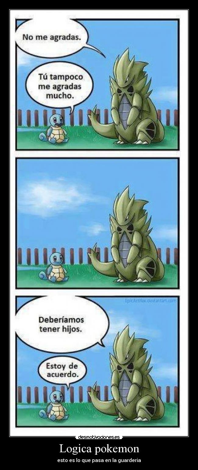 Logica pokemon | Desmotivaciones