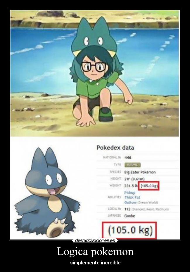 Logica pokemon | Desmotivaciones