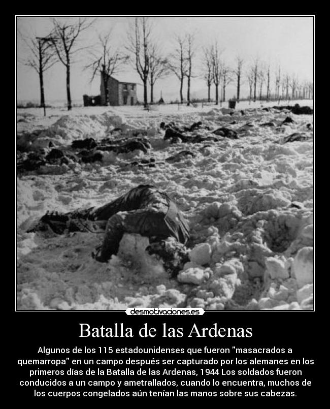 Batalla de las Ardenas | Desmotivaciones