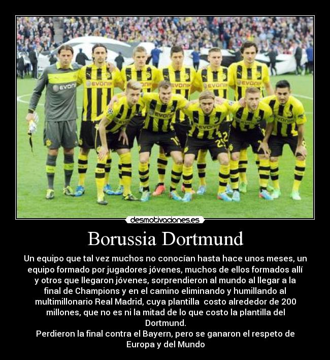 Imágenes y Carteles de BORUSSIA | Desmotivaciones