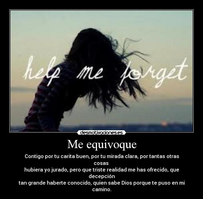 Me equivoque - Imagui