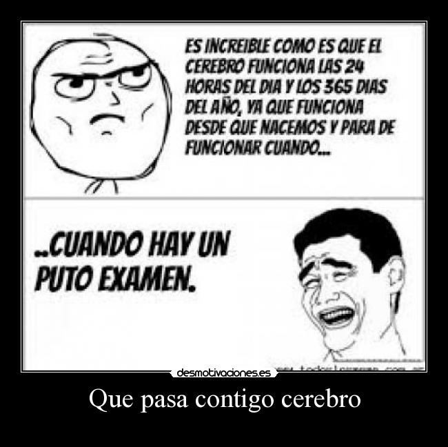 Que Pasa Contigo Cerebro Desmotivaciones que-pasa-contigo-cerebro-desmotivaciones