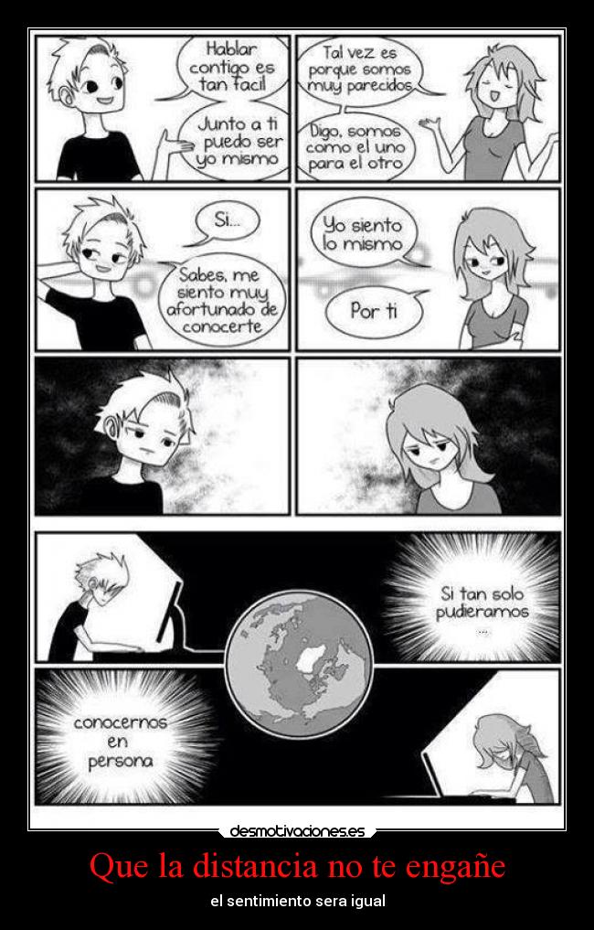 Que la distancia no te engañe | Desmotivaciones Que la distancia no te engañe | Desmotivaciones
