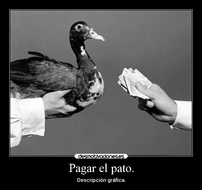Pagar el pato. | Desmotivaciones