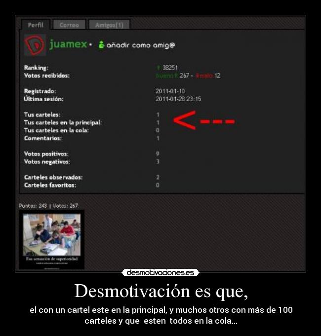 Desmotivación es que, | Desmotivaciones