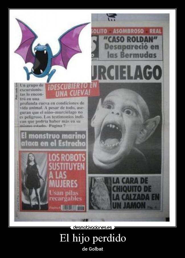 Imágenes y Carteles de MURCIELAGO Pag. 14 | Desmotivaciones
