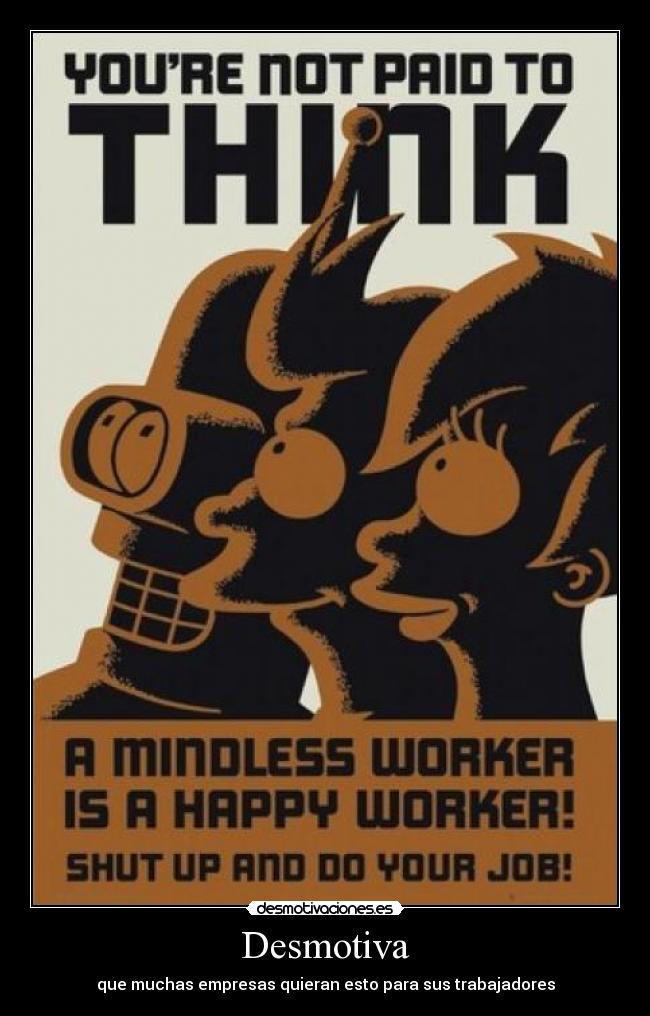 Imágenes y Carteles de EMPRESA Pag. 12 | Desmotivaciones