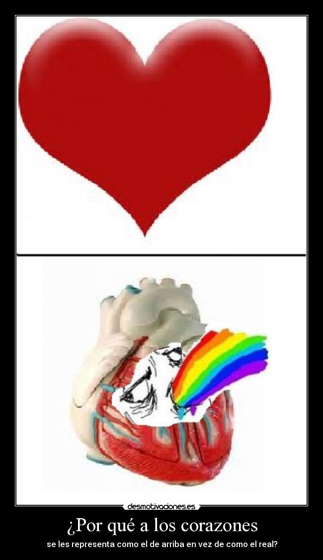 ¿Por qué a los corazones | Desmotivaciones