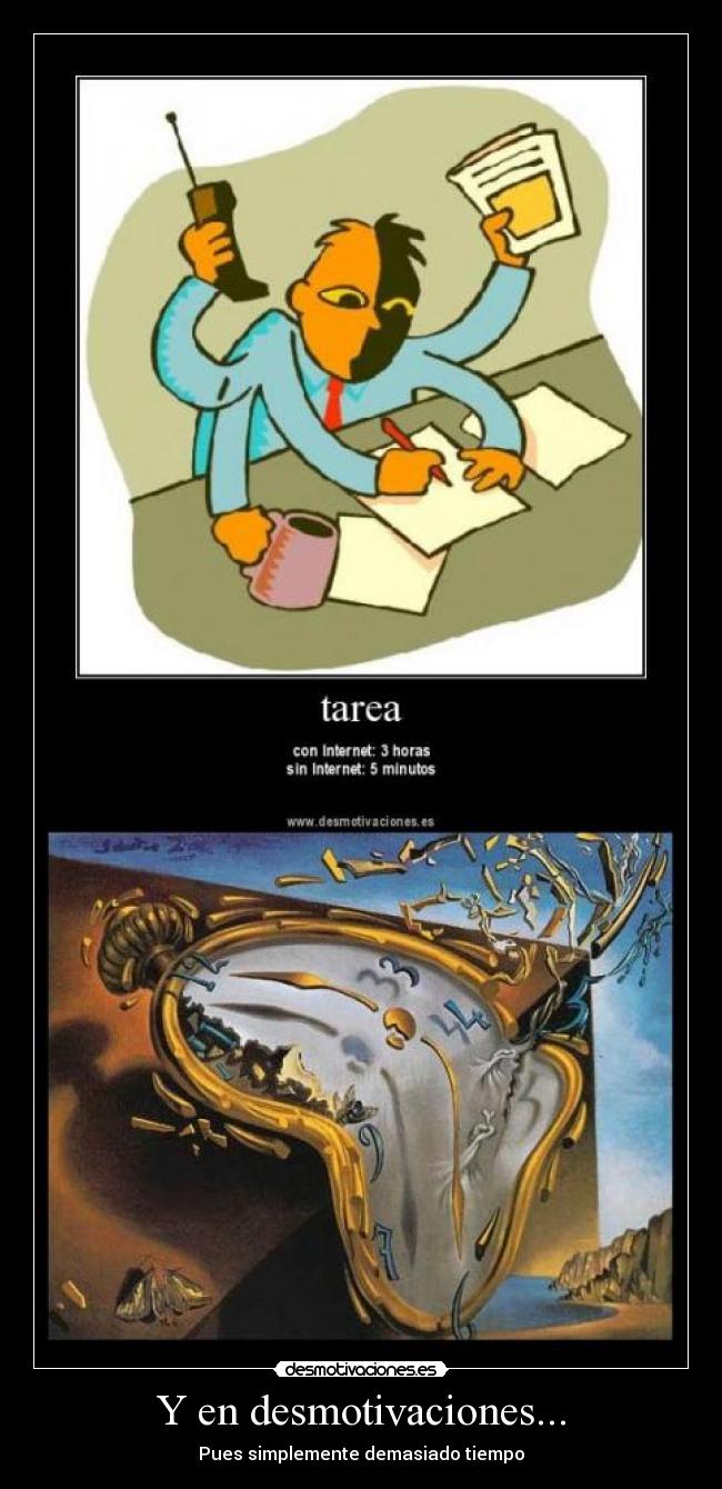 Y en desmotivaciones... | Desmotivaciones