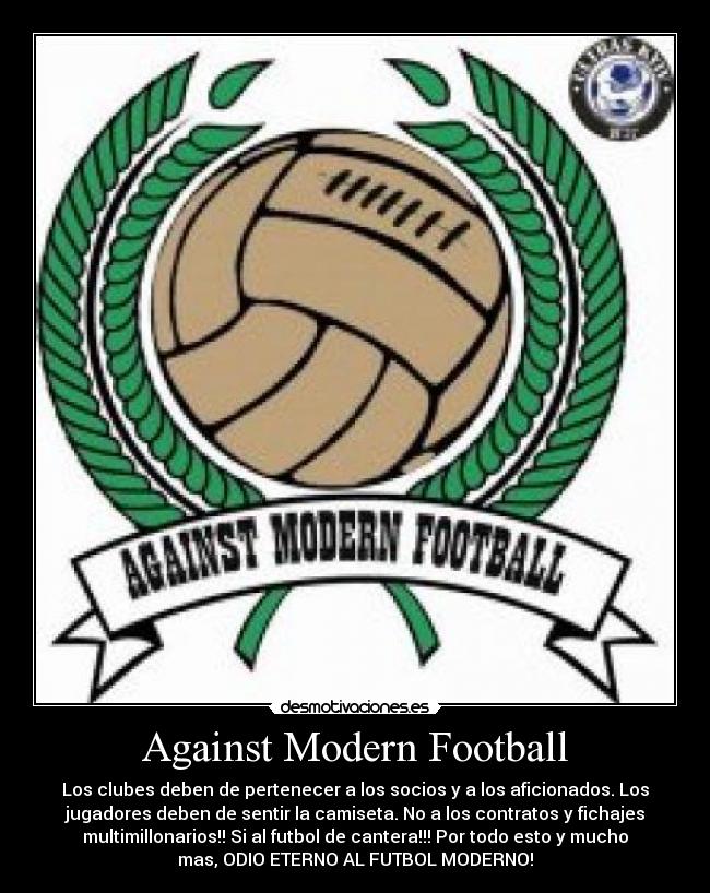 Against Modern Football | Desmotivaciones
