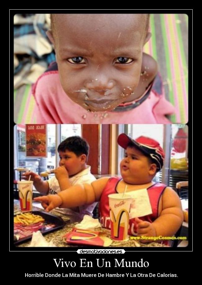 Imágenes y Carteles de HAMBRUNA Pag. 6 | Desmotivaciones