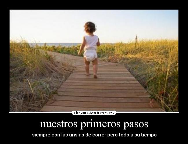 nuestros primeros pasos | Desmotivaciones
