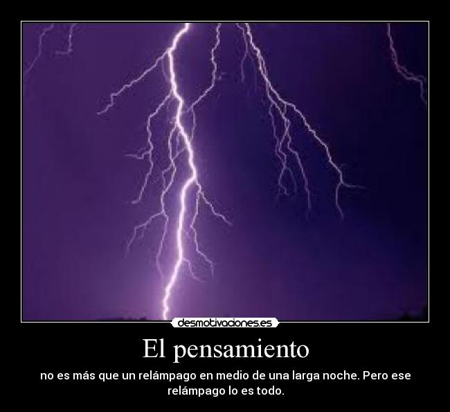 El pensamiento | Desmotivaciones