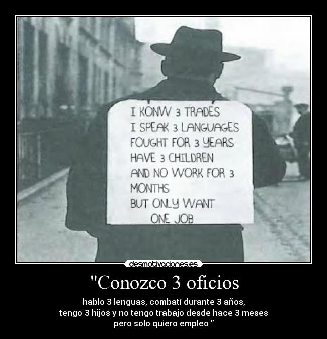 Imágenes y Carteles de OFICIO Pag. 6 | Desmotivaciones