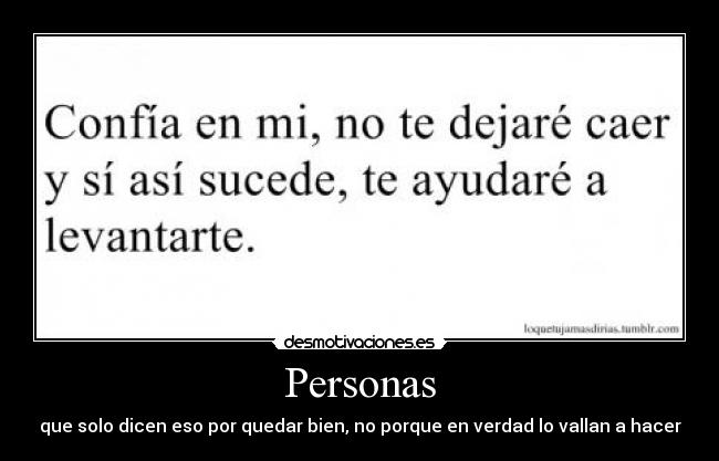 Personas | Desmotivaciones
