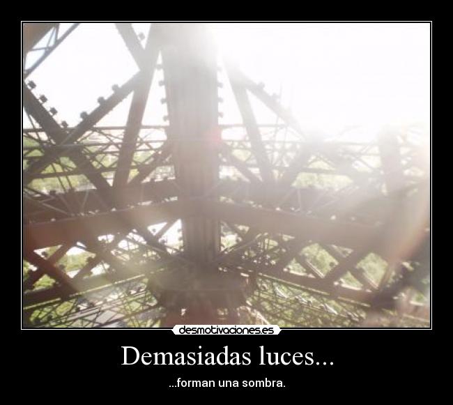 Demasiadas luces... | Desmotivaciones