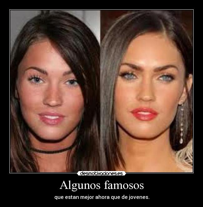 Algunos famosos | Desmotivaciones