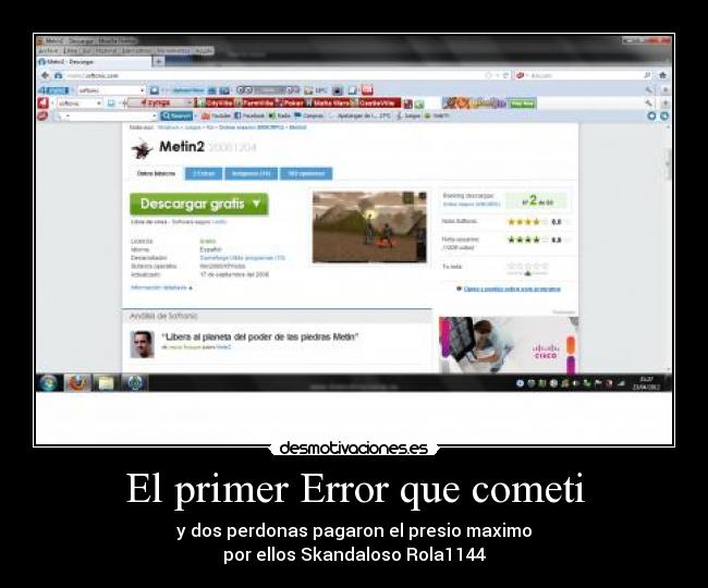 El primer Error que cometi | Desmotivaciones