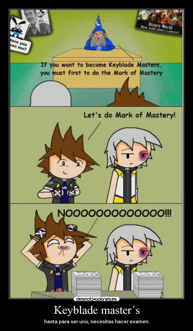 Keyblade master´s | Desmotivaciones