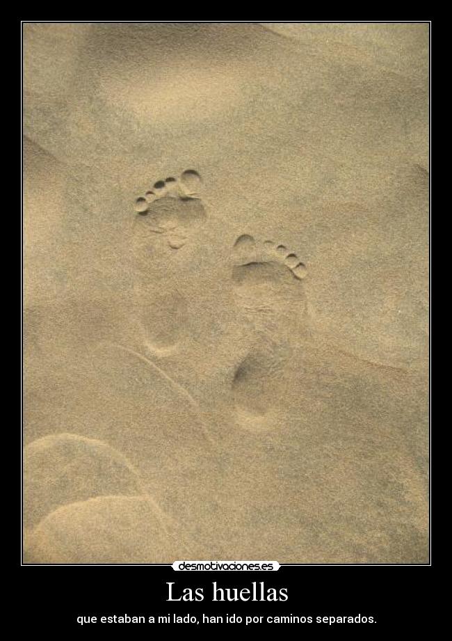 Las huellas | Desmotivaciones