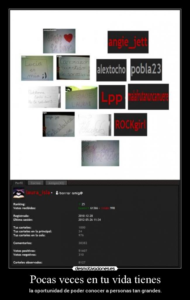 Imágenes y Carteles de MALAFRUTANUNCAMUERE | Desmotivaciones