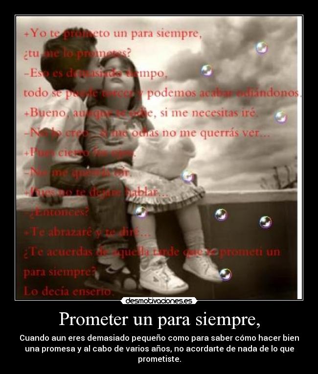 Imágenes y Carteles de PROMETER Pag. 7 | Desmotivaciones