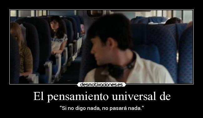El pensamiento universal de | Desmotivaciones