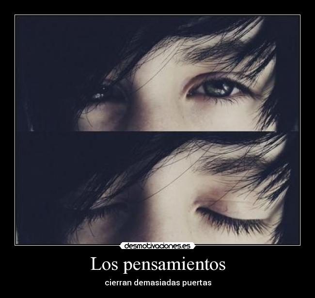 Los pensamientos | Desmotivaciones