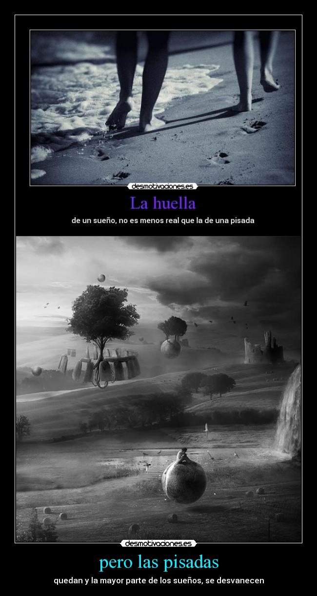 pero las pisadas | Desmotivaciones