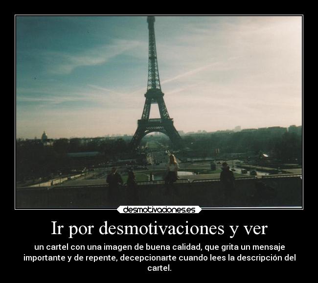 Ir por desmotivaciones y ver | Desmotivaciones