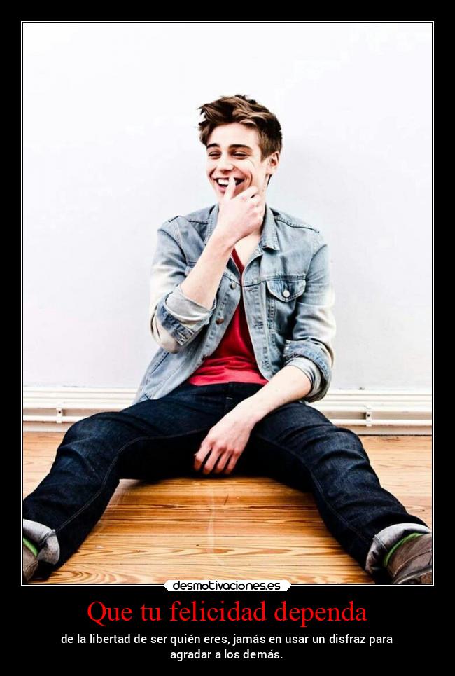 Que tu felicidad dependa | Desmotivaciones